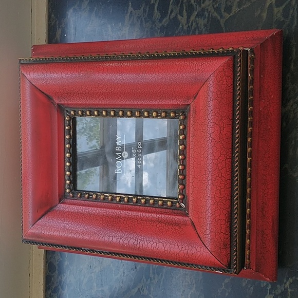 Bombay | Accents | Red Bombay 4 X 6 Framed Photo Keepsake Box | Poshmark